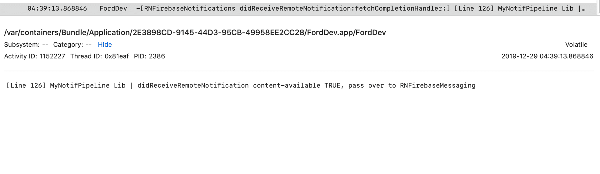 React Native Firebase Part 2 How To Manage Push Notifications During The App Lifecycle On Ios